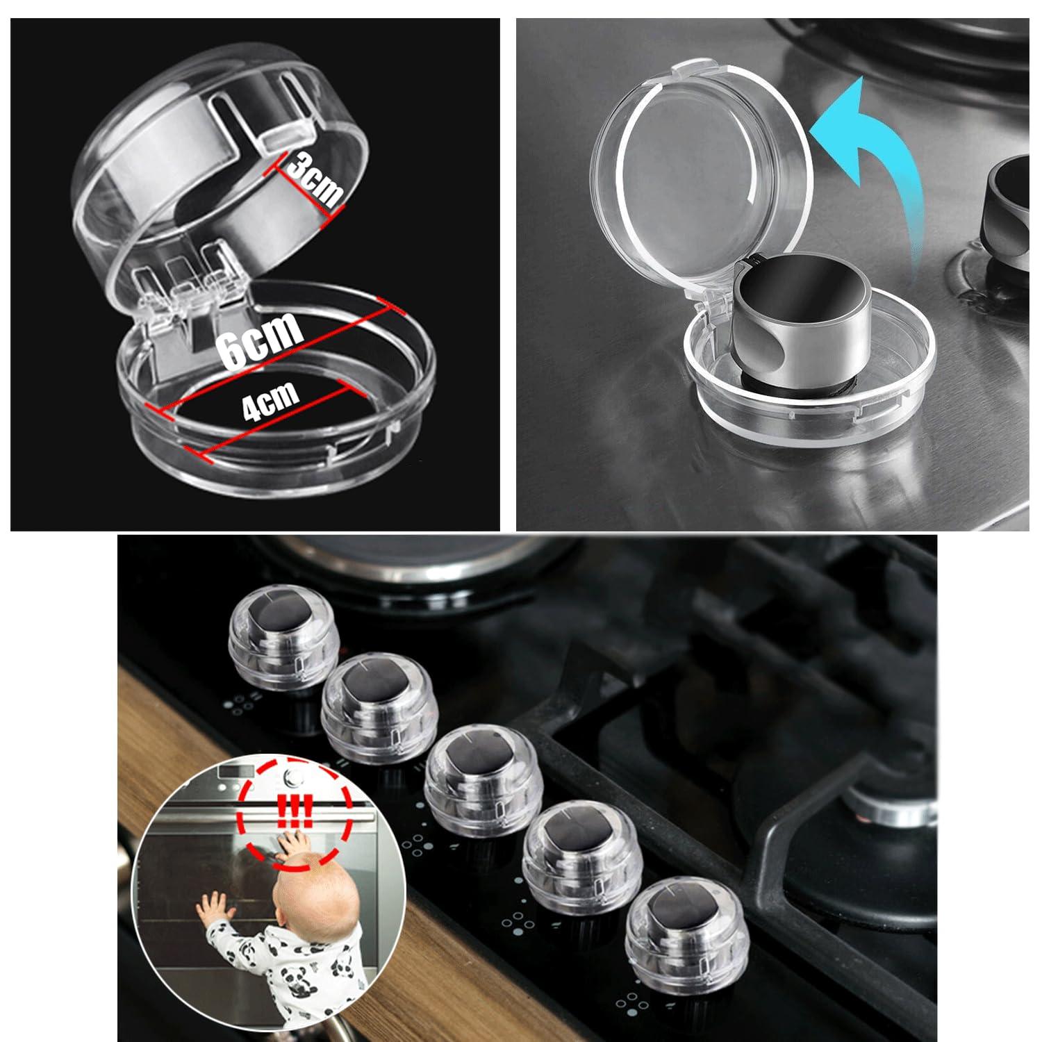 MINZHI12 STK Oven & Stove Child Lock Set | Herd Protection Buttons ...