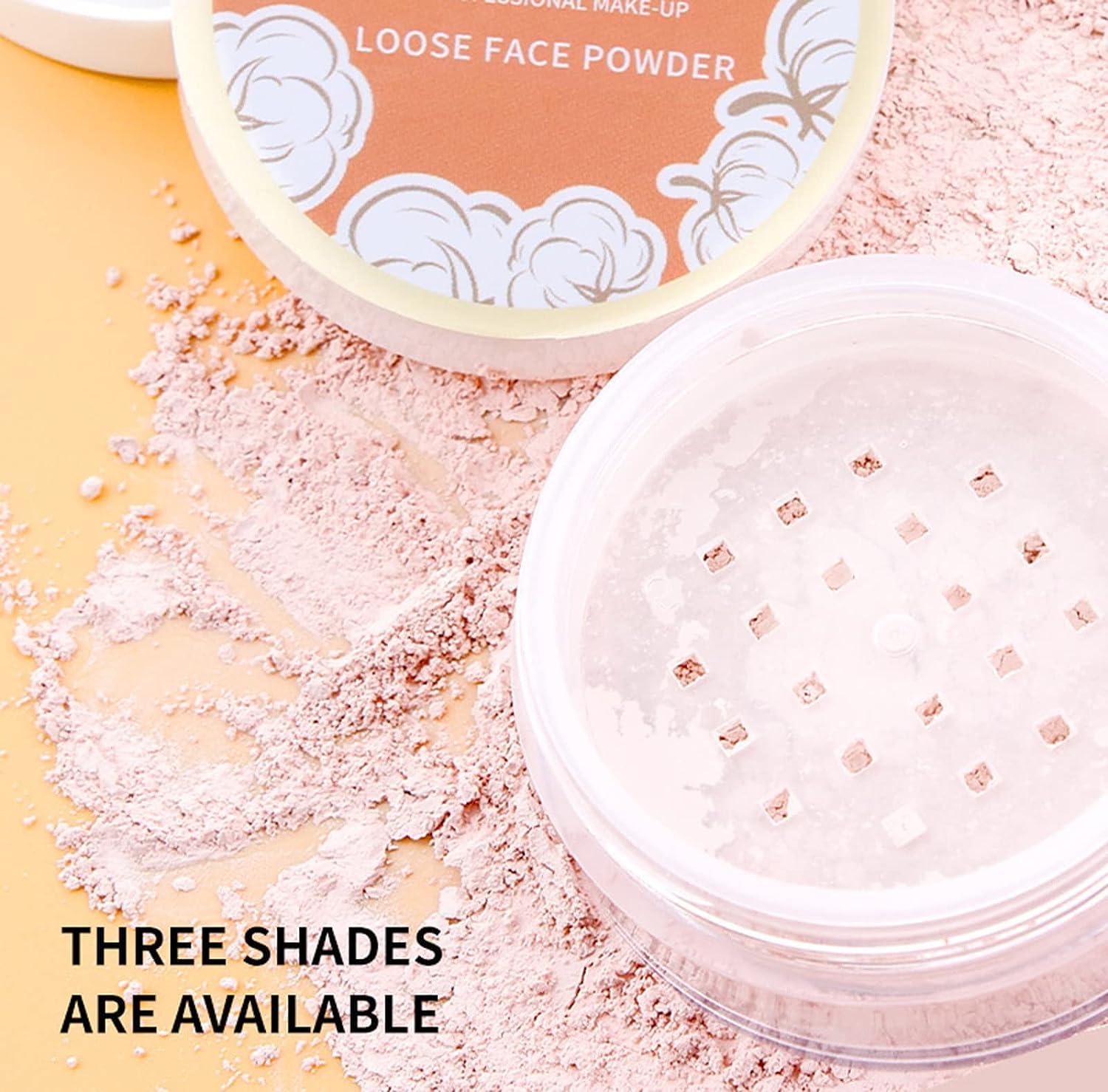 Oil Control Face Pressed Powder - Natural Matte Smooth Setting Powder ...