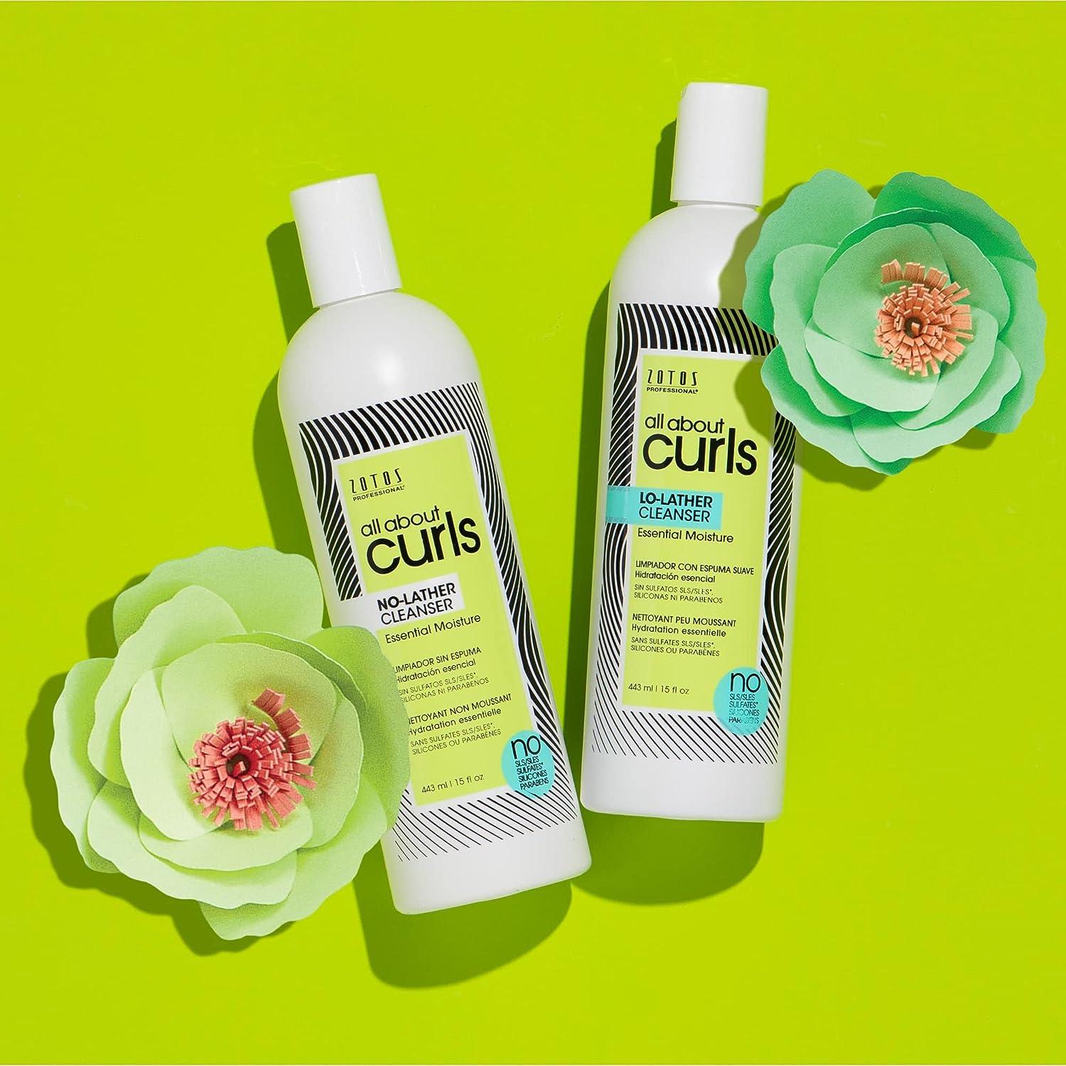 All About Curls Lo-Lather Cleanser Shampoo - Gentle Cleansing for All ...