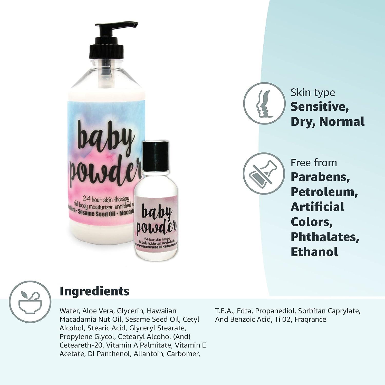 Lotion Company 24-Hour Skin Therapy Baby Powder Fragrance Moisturizer ...