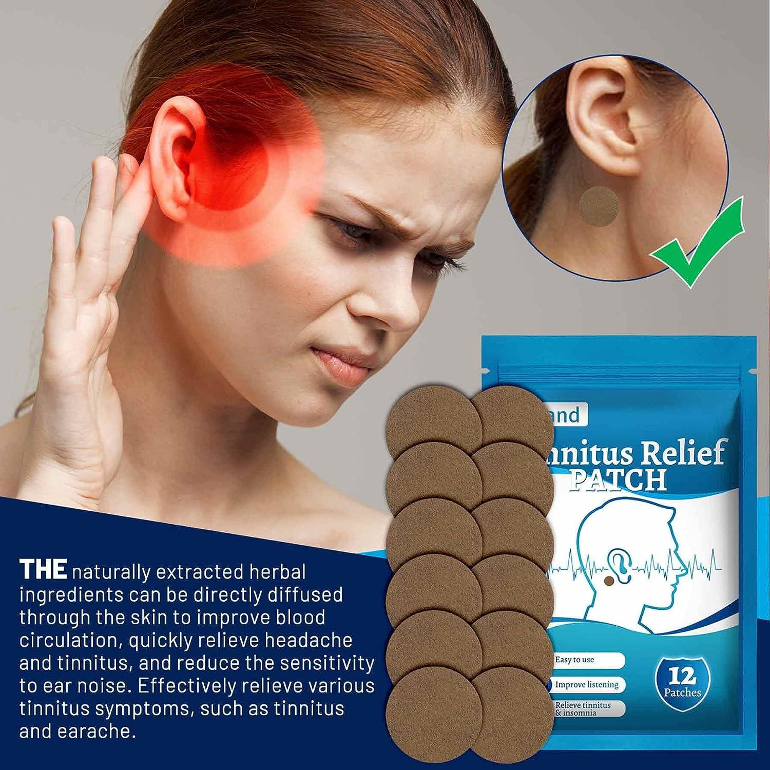 Tinnitus Relief Patches - Natural Herbal Formula for Ringing Ears ...