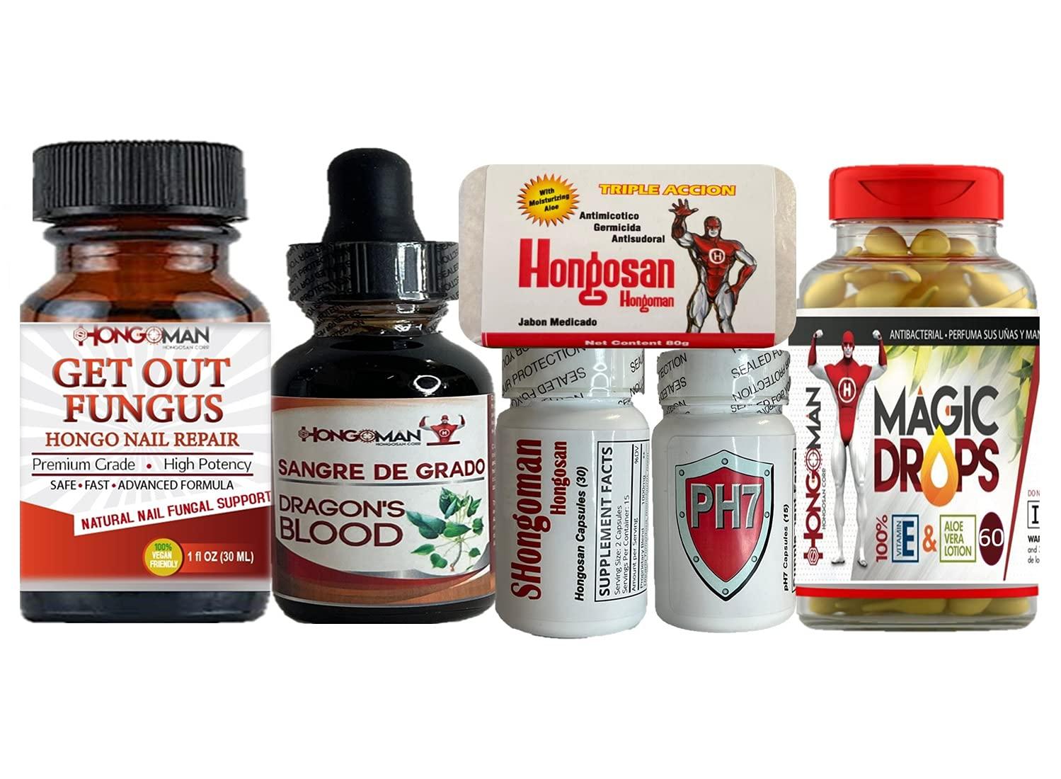 HONGOSAN Nail and Skin Treatment for Athlete's Foot, Rash, and Nail ...