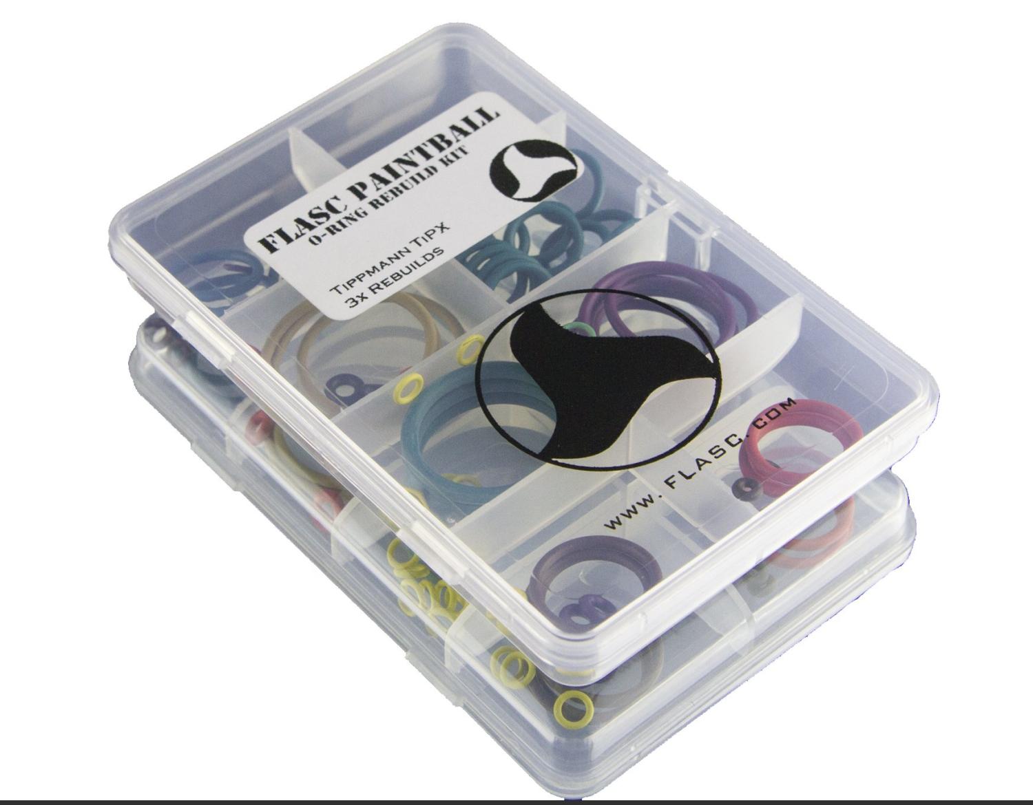 Flasc Paintball Tippmann TiPX/TPX Oring Kit - Color Coded for 3X Rebuilds