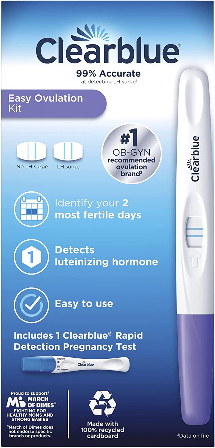 Clearblue Ovulation Complete Starter Kit - 10 Ovulation Tests & 1 ...
