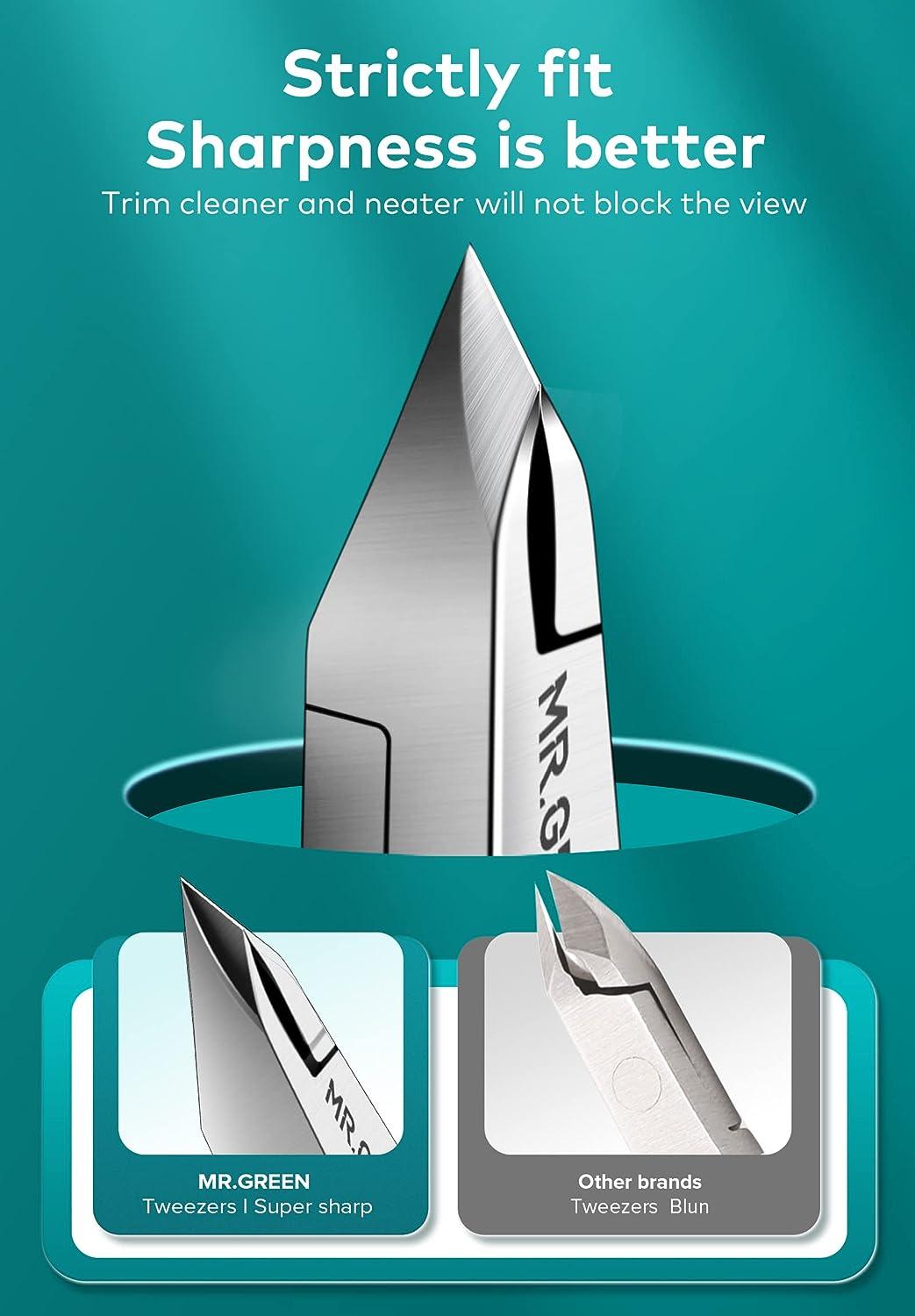 Professional Cuticle Trimmer and Nipper Set - Stainless Steel Cuticle ...