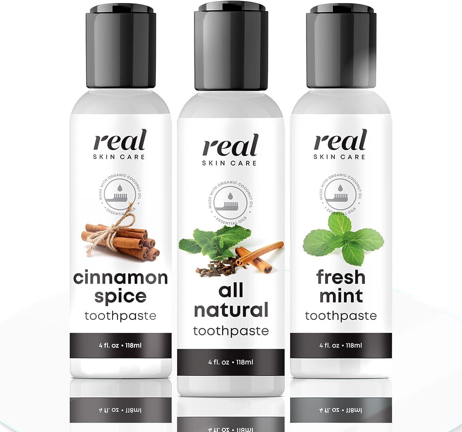 Real Skin Care Coconut Toothpaste | Natural, Organic & Fluoride-Free ...