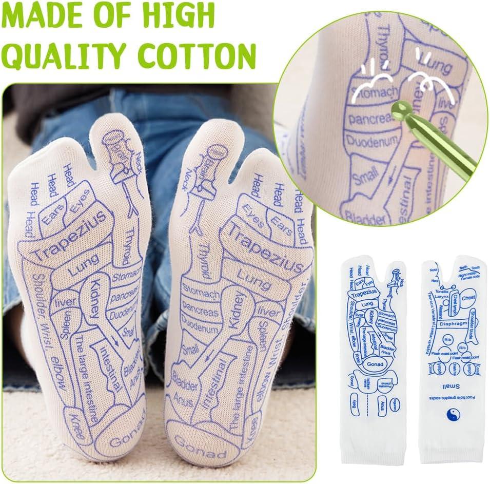 Buy MineUp Reflex Zone Massage Socks - Acupressure Foot Socks for ...