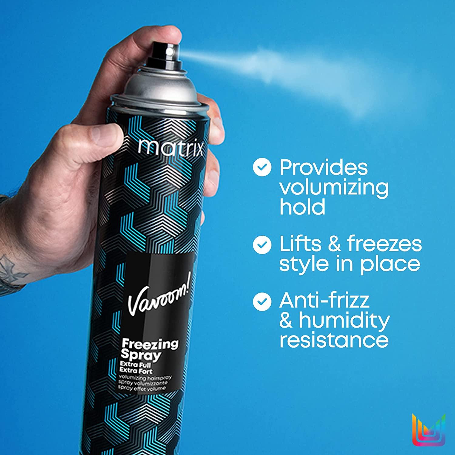 Matrix Vavoom Extra Full Freezing Finishing Spray 15oz - Volumizing High-Hold Hairspray