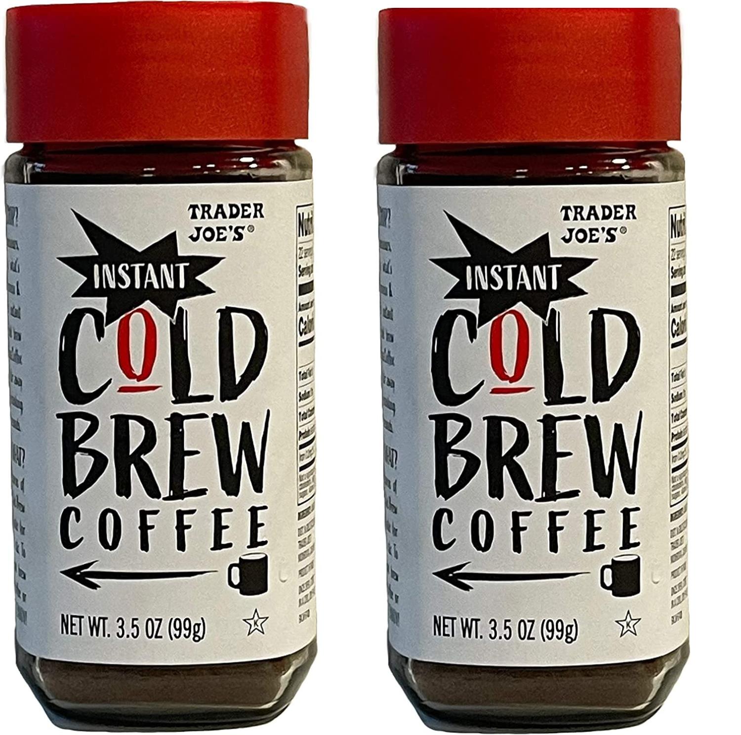 Trader Joe's Instant Cold Brew Coffee - 100% Arabica Beans (2 Pack ...