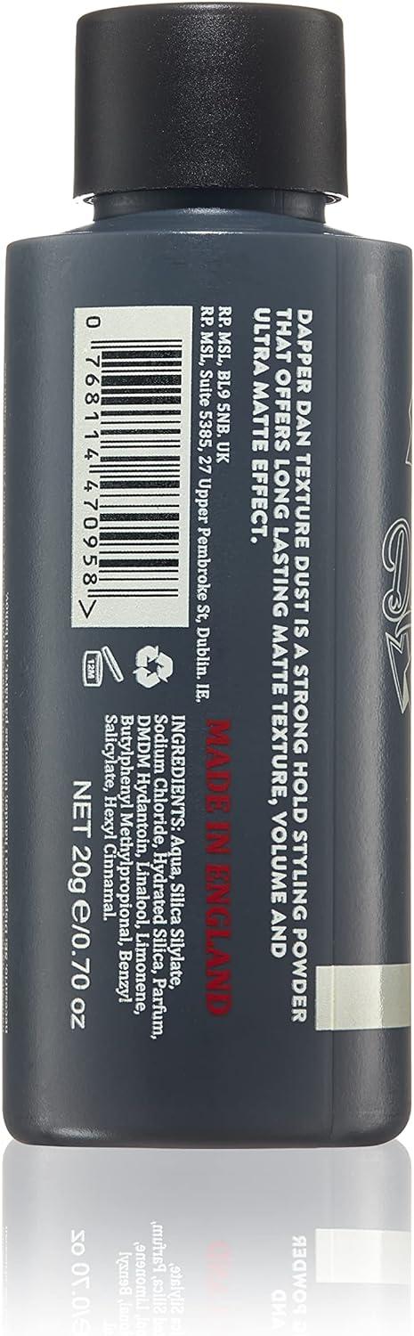 Dapper Dan Ultra Matt Texture Dust Styling Powder 20g - Professional ...