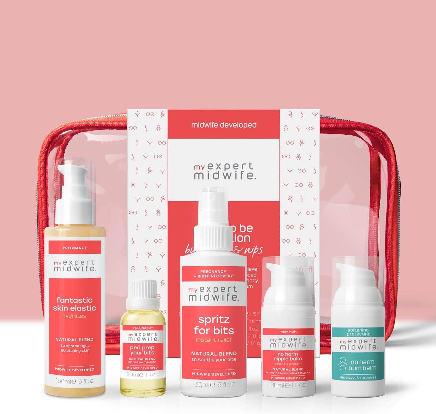 My Expert Midwife Mum to Be Maternity Essentials Kit: Peri Prep, Spritz ...