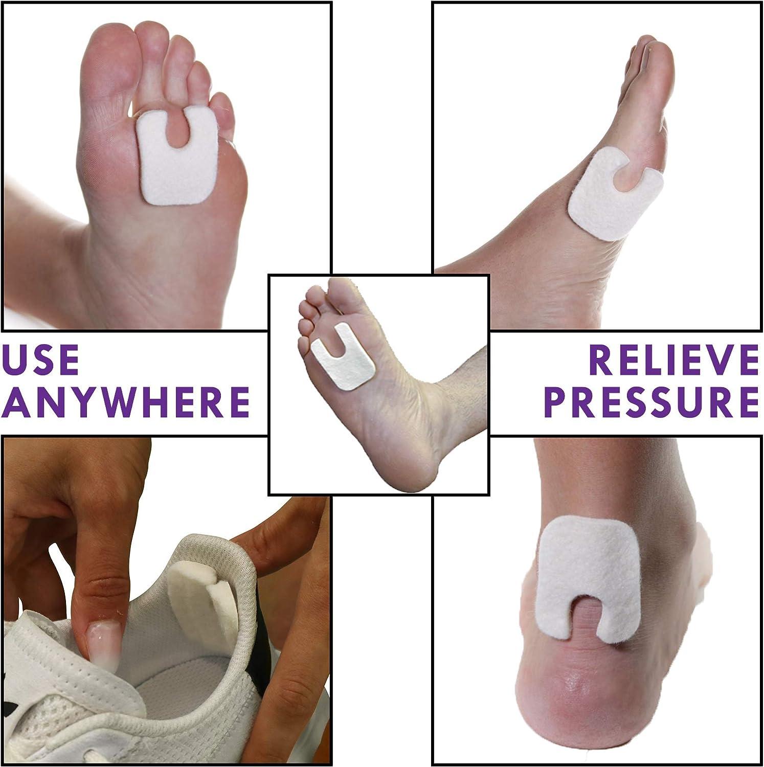 Felt Callus Horseshoe Pads - 1/8 - 25 Pack | Protect Calluses from Shoe ...