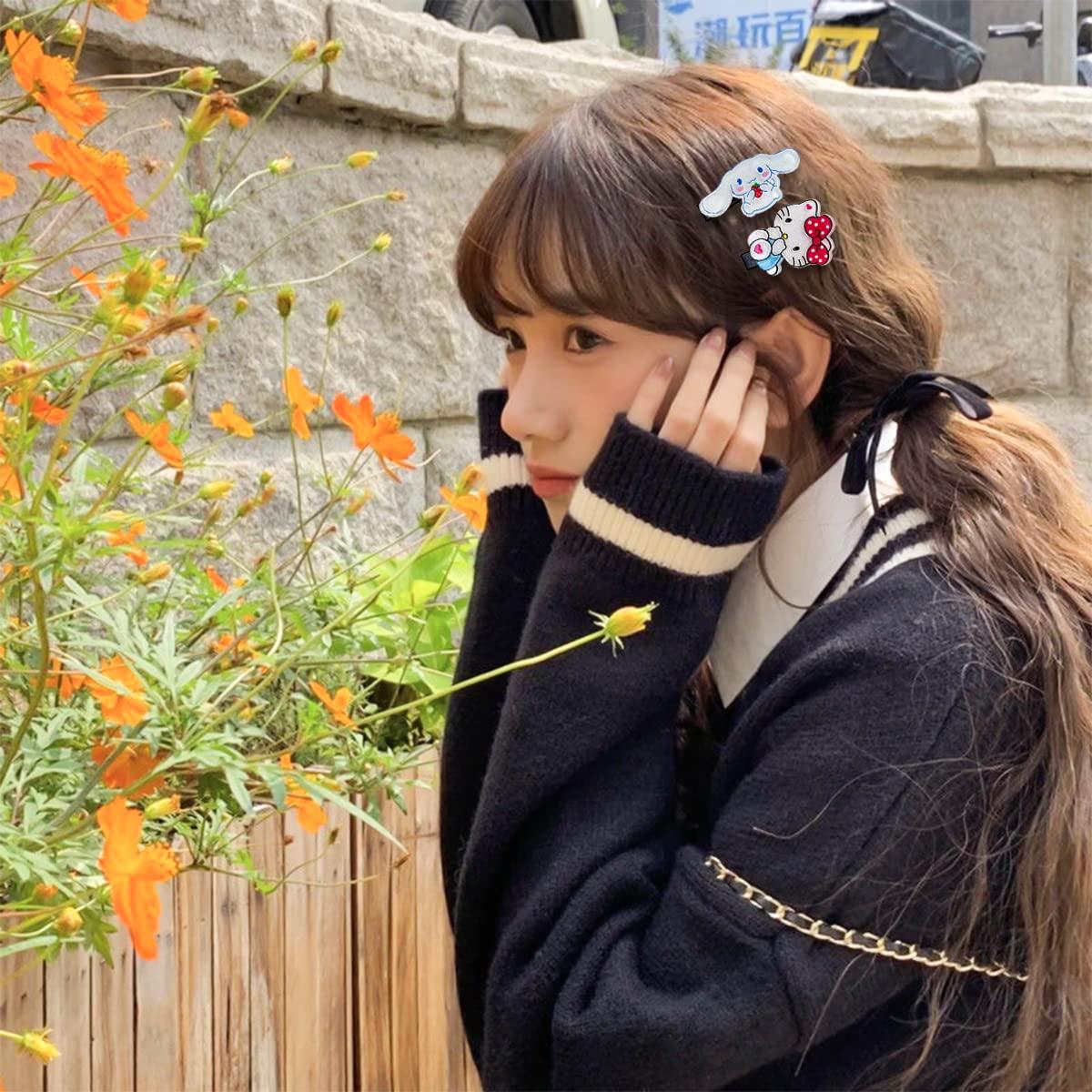 Japanese Kawaii Cartoon Anime Hair Accessories Set | Cute Girl Hair ...