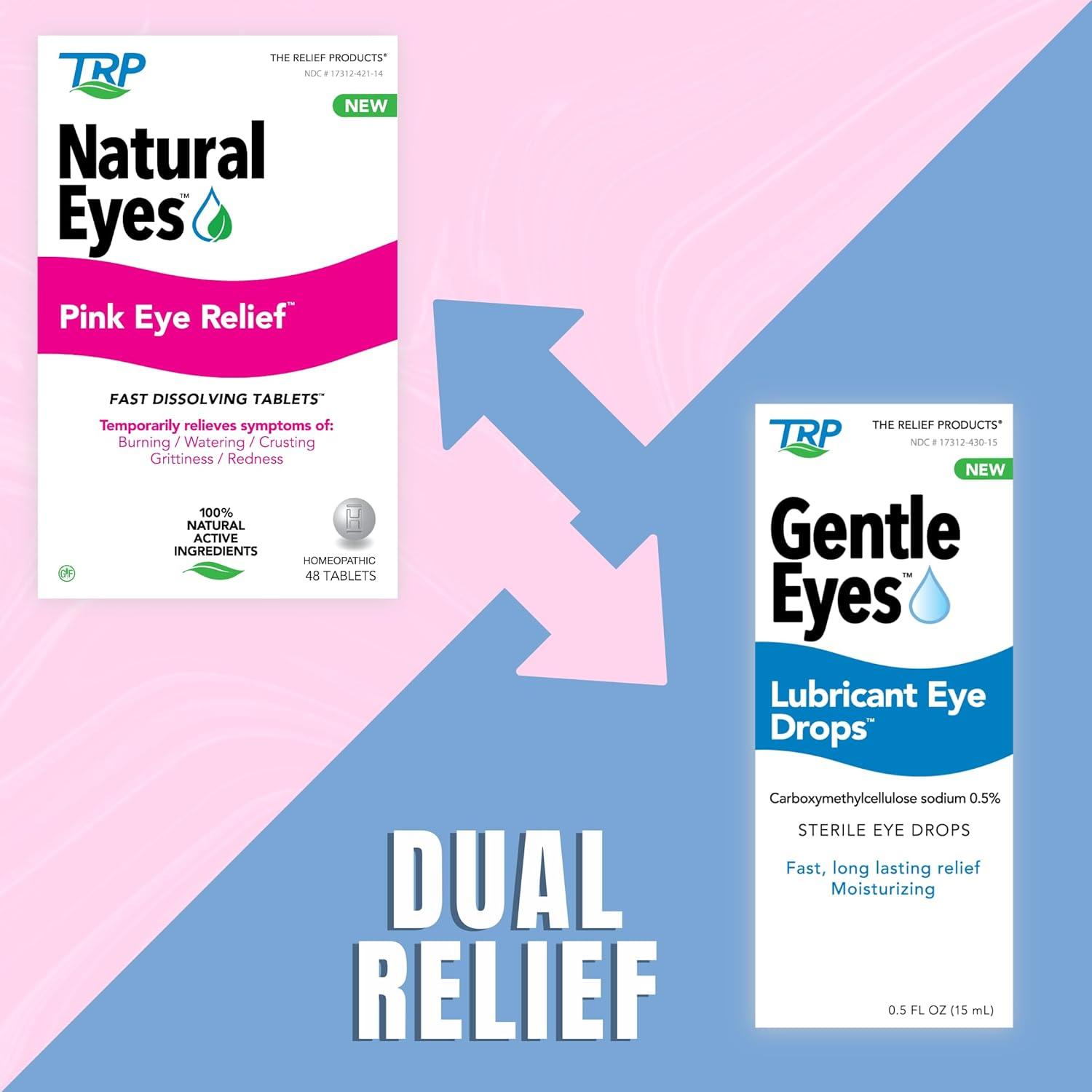 Natural Eyes Pink Eye Relief - Fast Dissolving Tablets for Quick ...