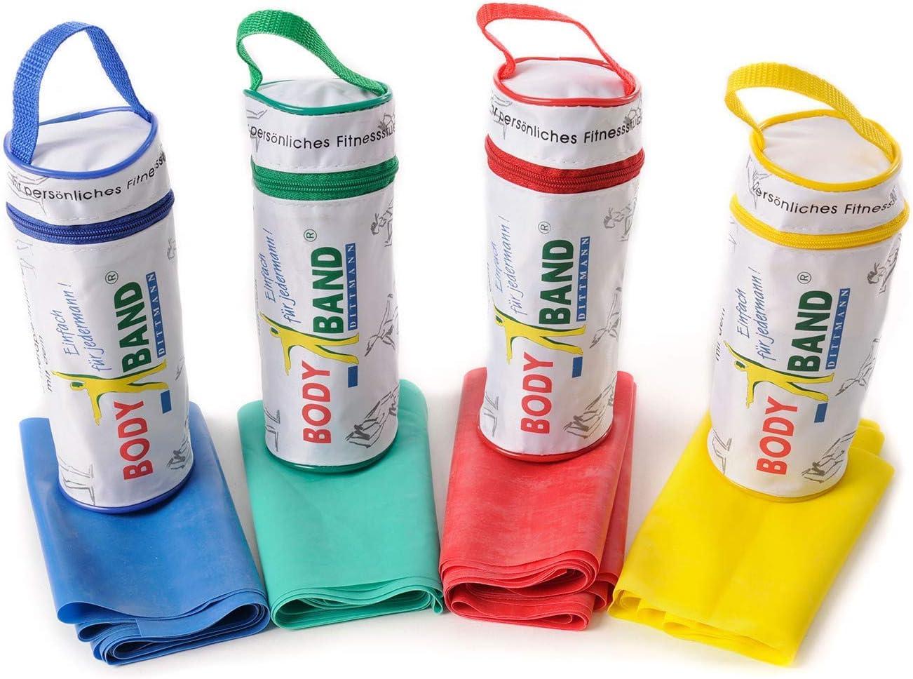 Dittmann Body Band 2.5m Complete Set - 4 Strengths for Resistance ...