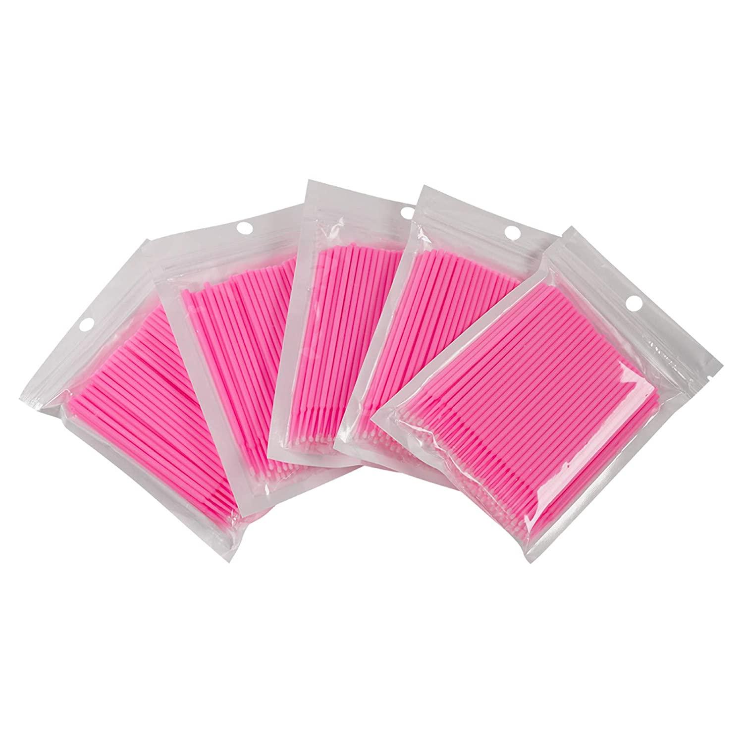 Cuttte 500 PCS Disposable Microbrush Applicators for Eyelash Extensions ...
