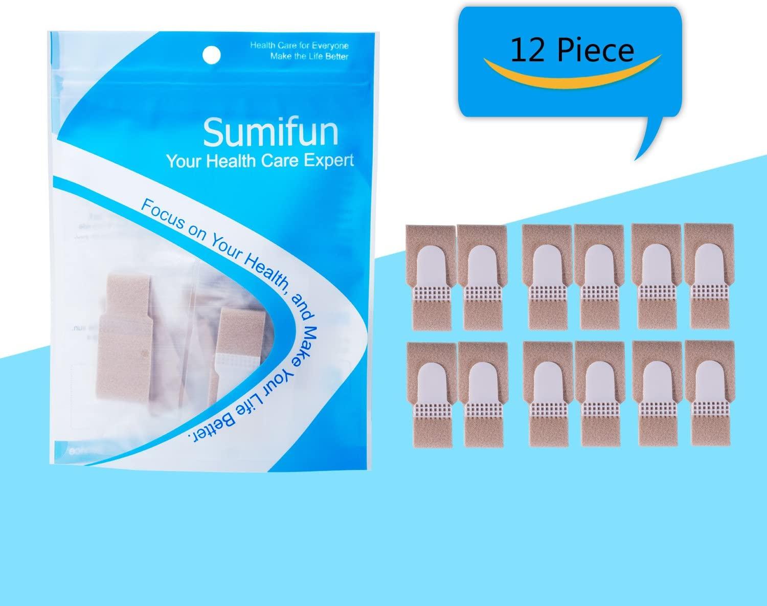 Sumifun Buddy Toe Wraps - 12 Pack Toe Tapes & Splint for Broken/Crooked ...