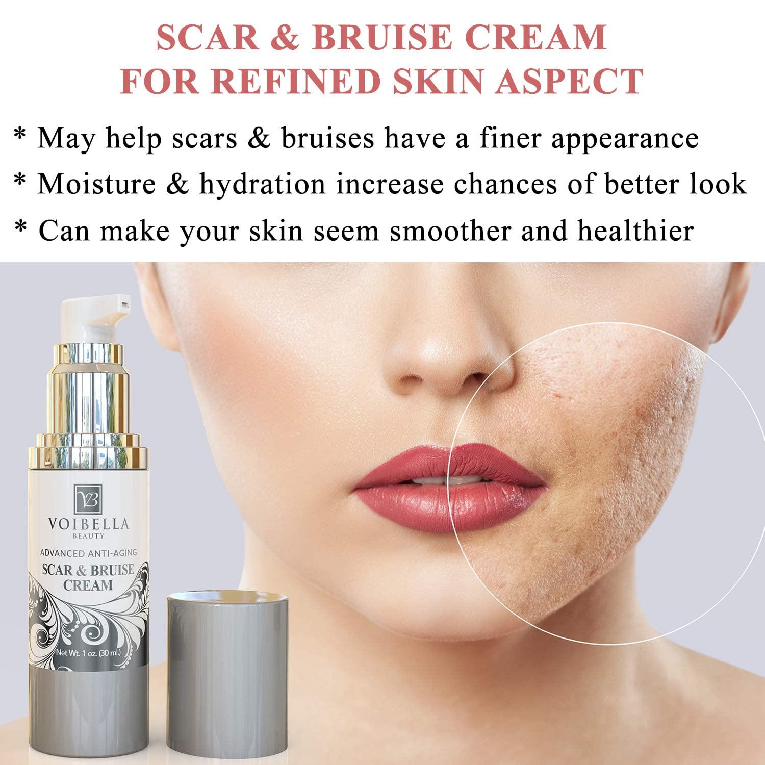 Scar & Bruise Cream - Refine Skin Appearance, Fade Surgical Keloid ...