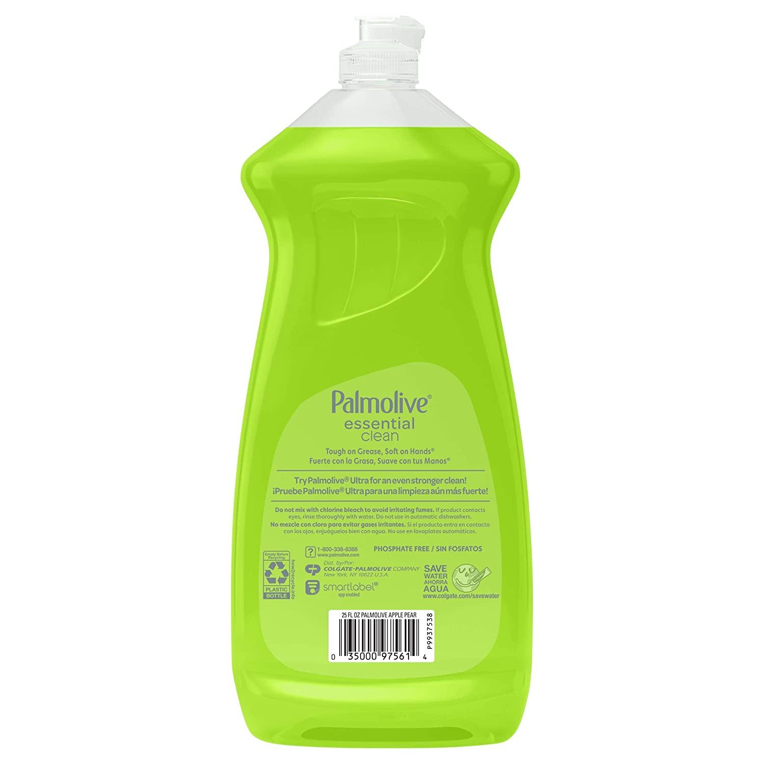 Palmolive Ultra Apple Pear Dish Soap 25 fl oz - Gentle Dishwashing ...