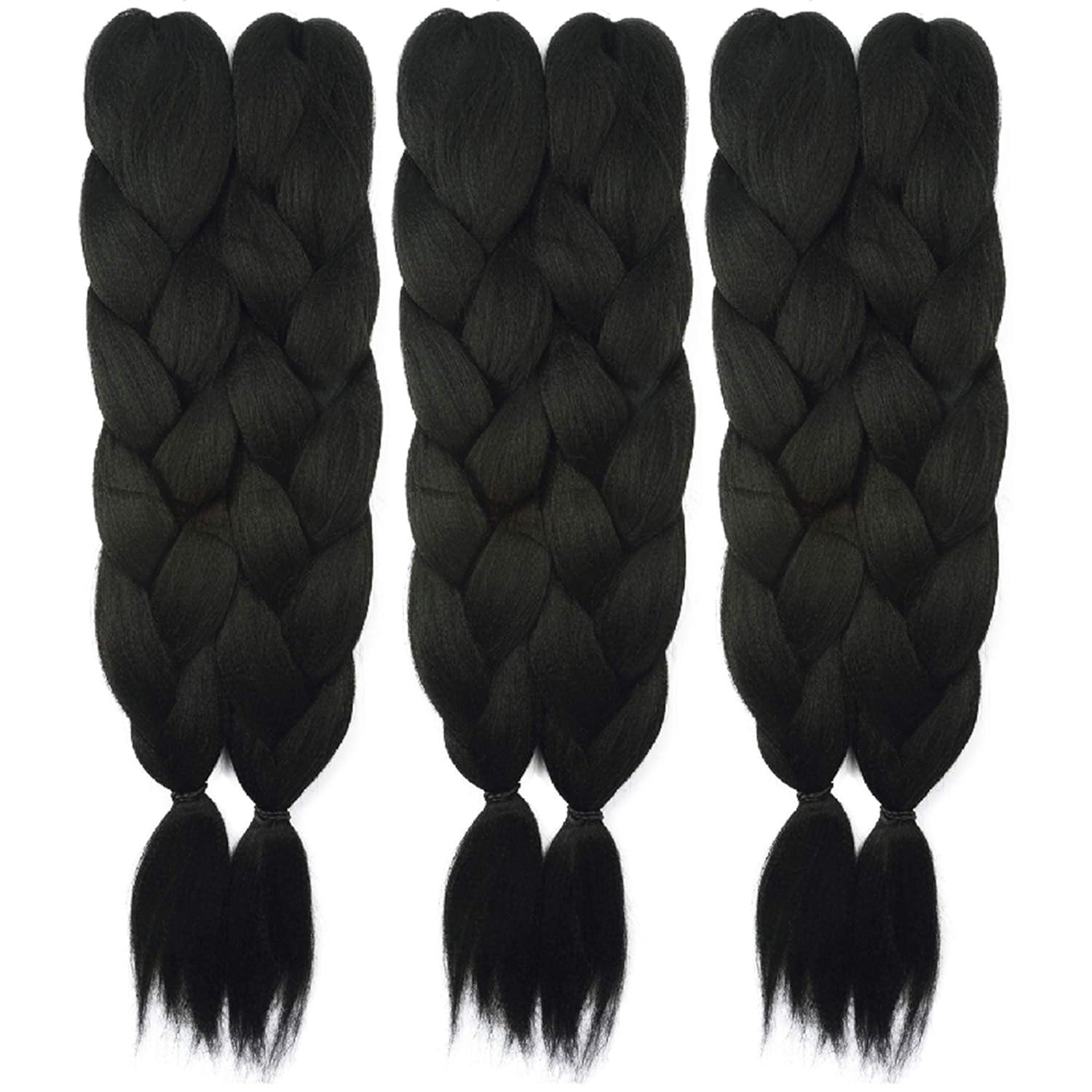 Xpression Pre-Stretched Braiding Hair 48 Inch 6 Bundles - 100% ...