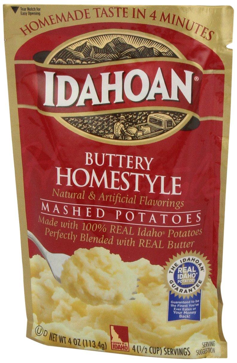 Idahoan Buttery Homestyle Mashed Potatoes 4 oz - Creamy and Delicious ...
