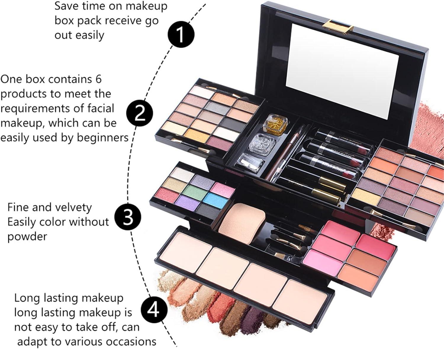 CHSEEO Multi-purpose Makeup Kit - All-in-One Pro Gift Set with Lip ...