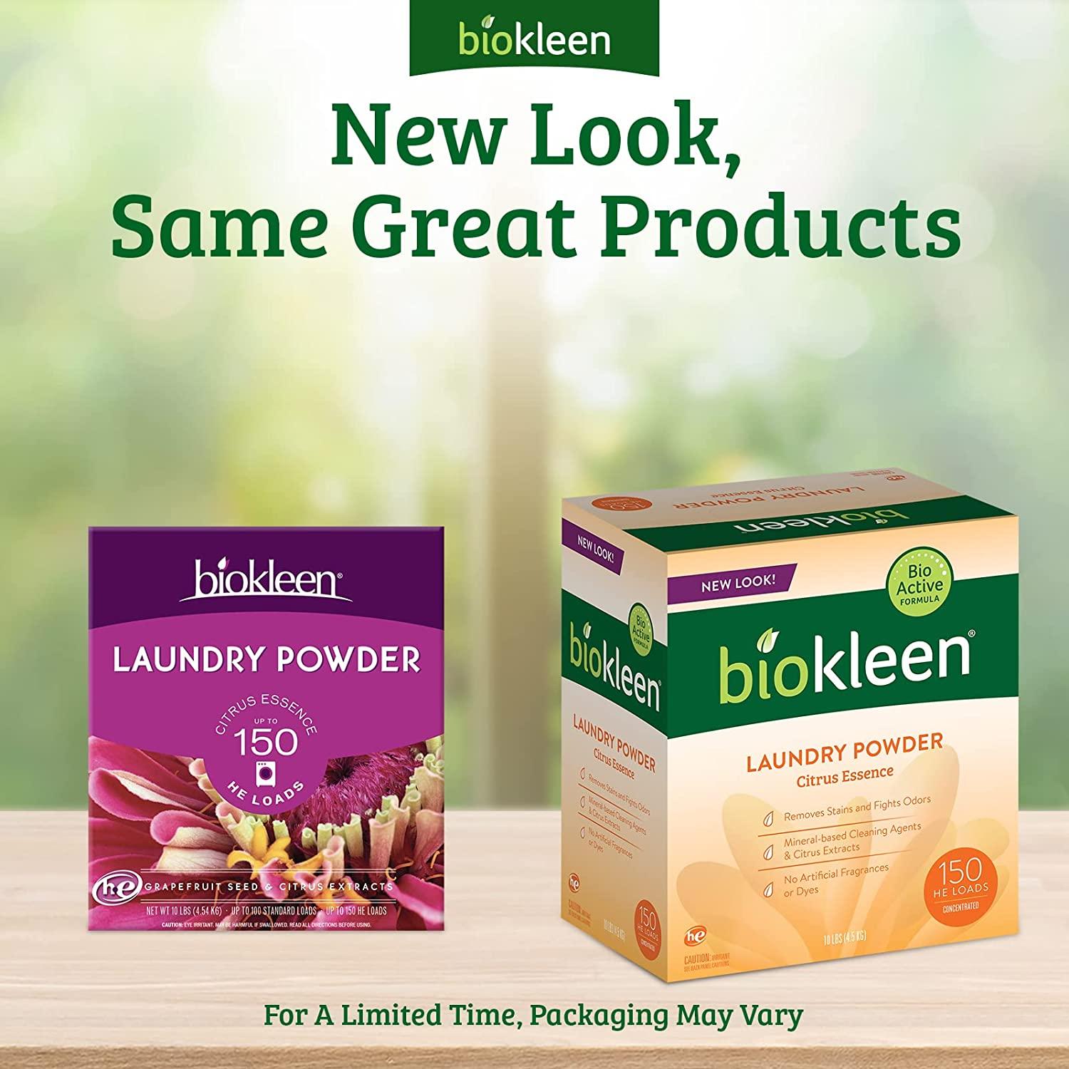 Biokleen Laundry Detergent Powder - Eco-Friendly, Non-Toxic, Plant ...