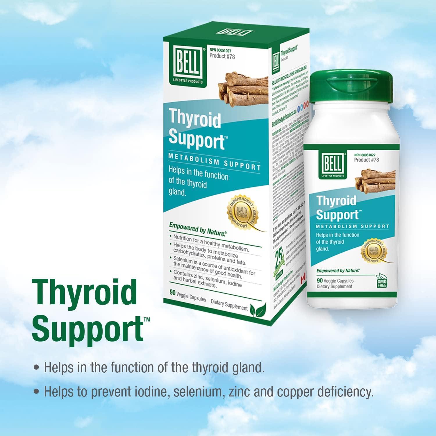 Bell Thyroid Support -Thyroid Supplements Formulated to help in the ...