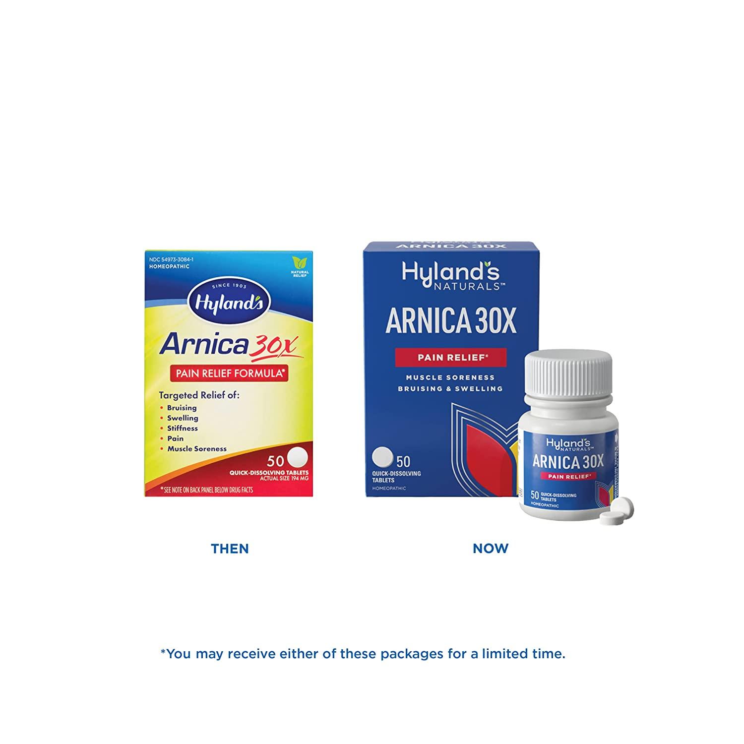Hyland's Arnica Montana 30x Tablets â€“ Natural Relief for Bruises ...