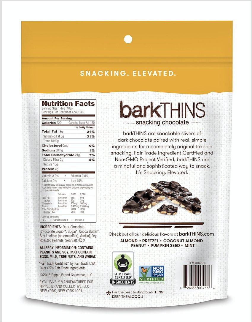 barkTHINS Dark Chocolate Peanut with Sea Salt 4.7oz - 6 Pack | Buy Now ...