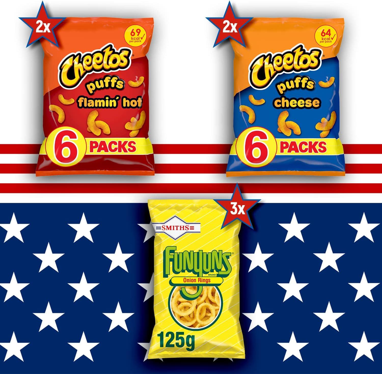 Cheetos & Funyuns American Snacks Multipack Sharing Bundle | Flamin ...