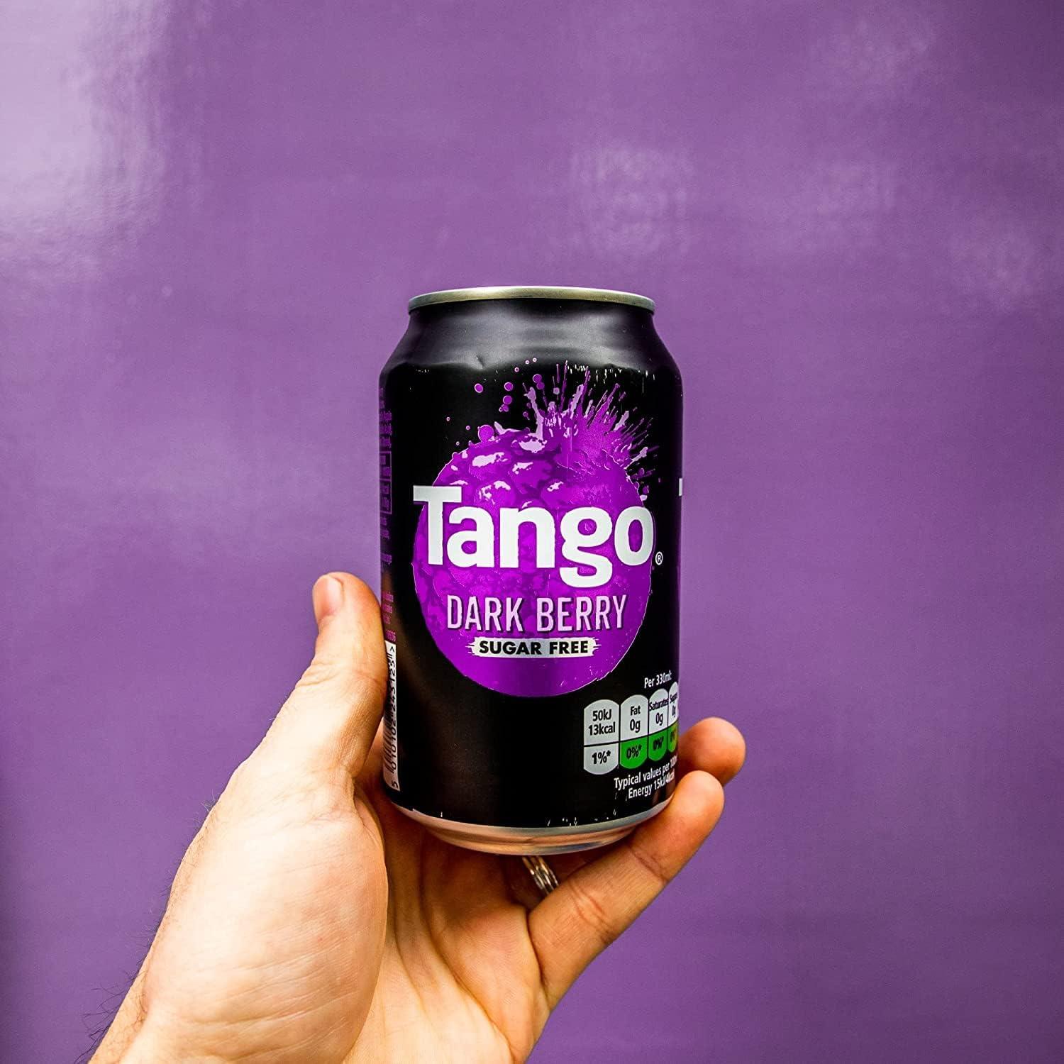 Tango Dark Berry Sugar Free 330ml (Pack of 8) Dark Berry 330ml (Pack of ...