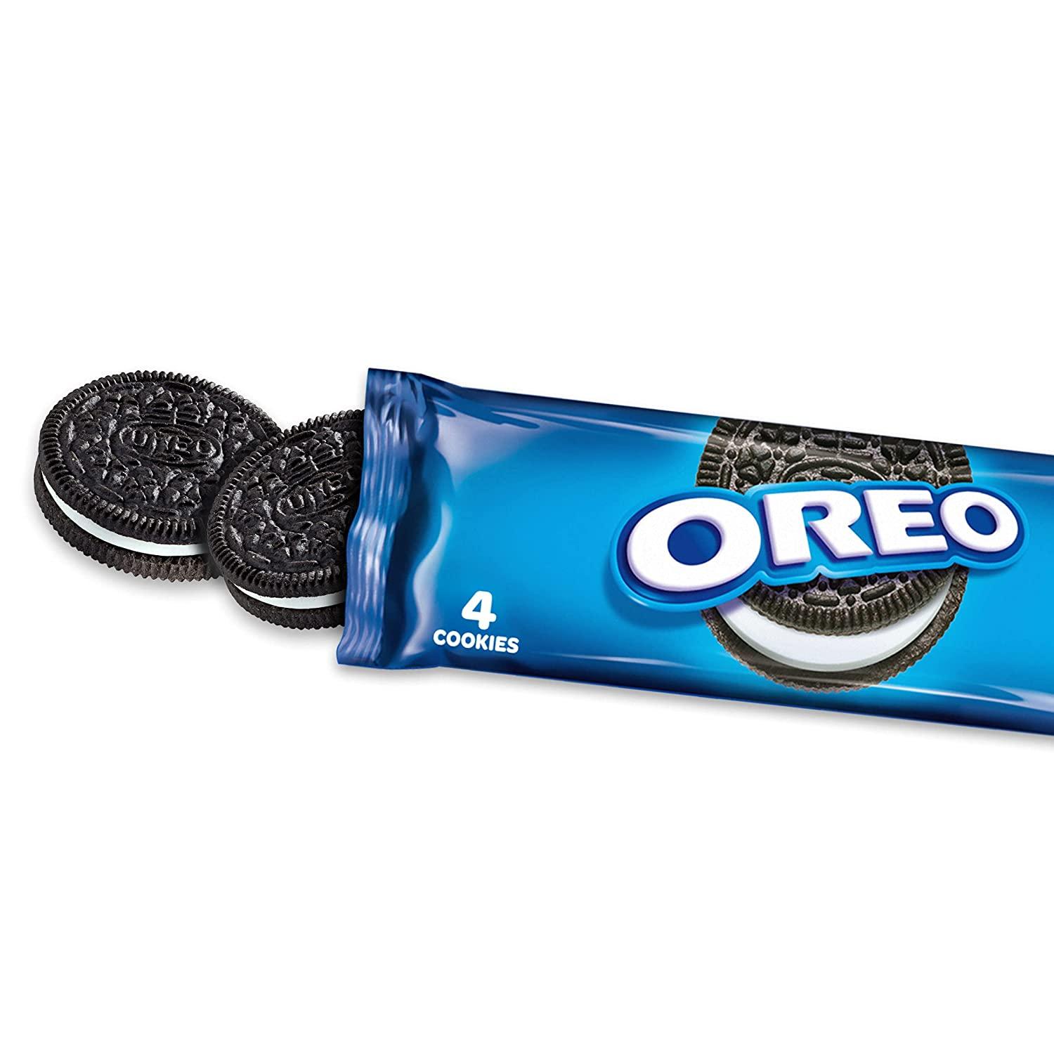 OREO Chocolate Sandwich Cookies - 6 Snack Packs (4 Cookies Per Pack ...