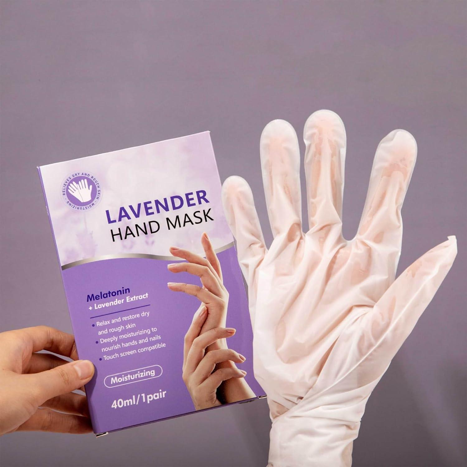 Hand Spa Mask 5 Pairs - Intense Moisturizing Hand Gloves for Dry ...