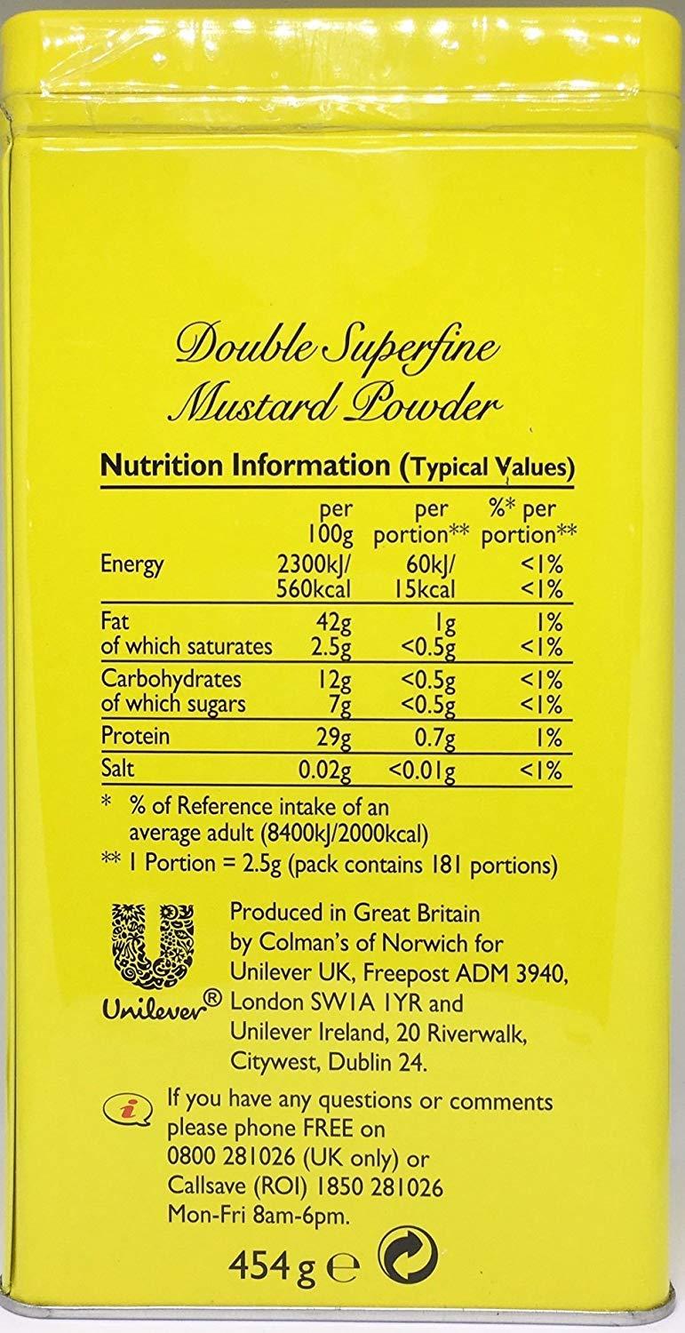 Colman's Dry Mustard Powder, 16 Ounce 1 Pound (Pack of 1)