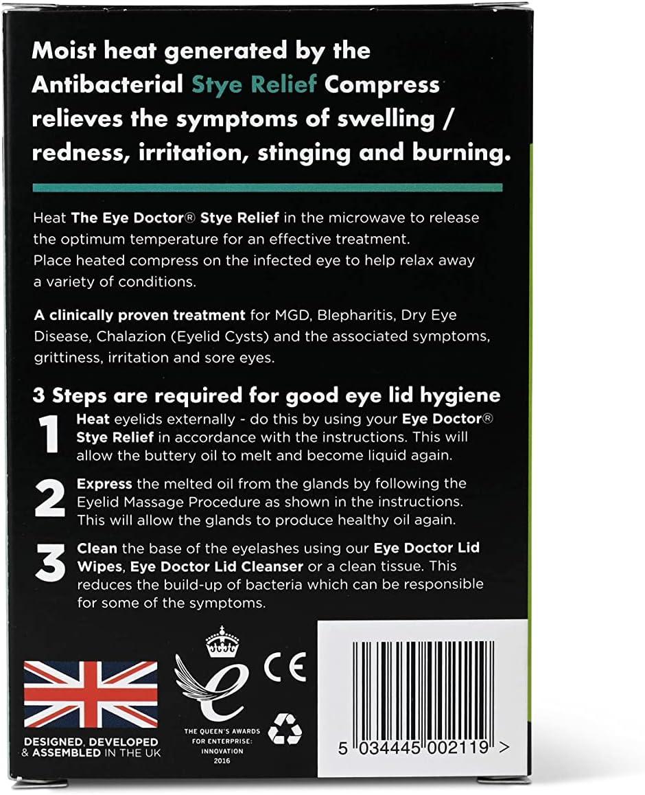 Eye Doctor Stye Relief Compress - Microwaveable Hot Eye Mask for Stye ...