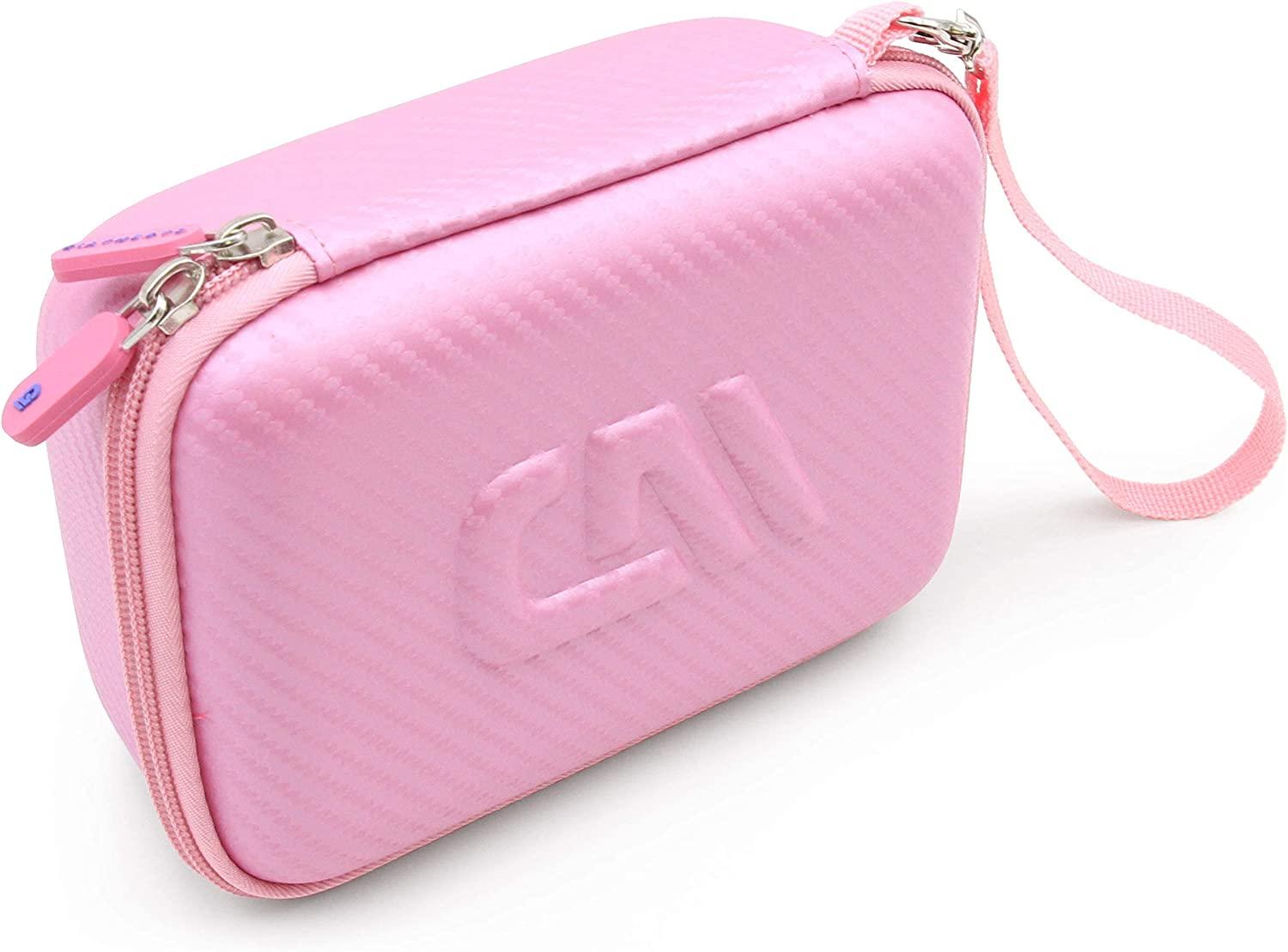 CASEMATIX Pink Travel Case Bag for Asthma Inhaler, Masks, and Spacer ...