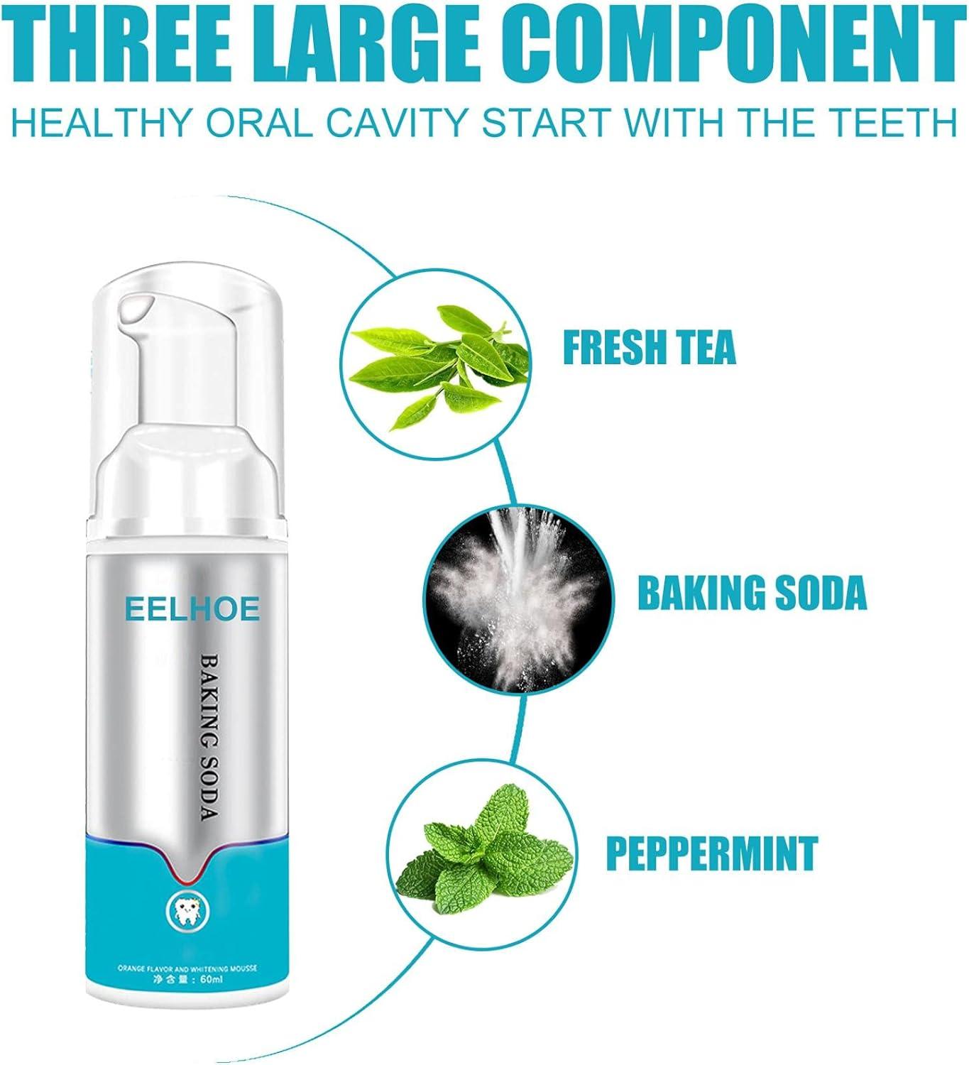 Buy Foam Toothpaste - Deep Cleaning Mousse Foam | 2PC Baking Powder ...