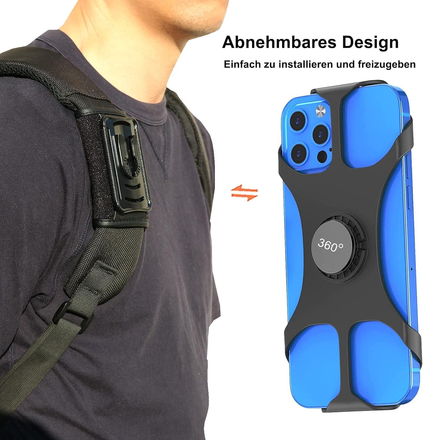 Mobile Phone Holder Backpack | Clamping Belt Clip for Cell Phones ...