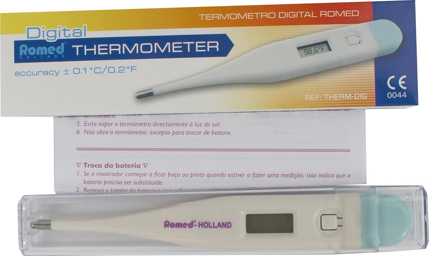 Romed THERM-DIG Digital Fever Thermometer - Fast & Accurate Temperature ...