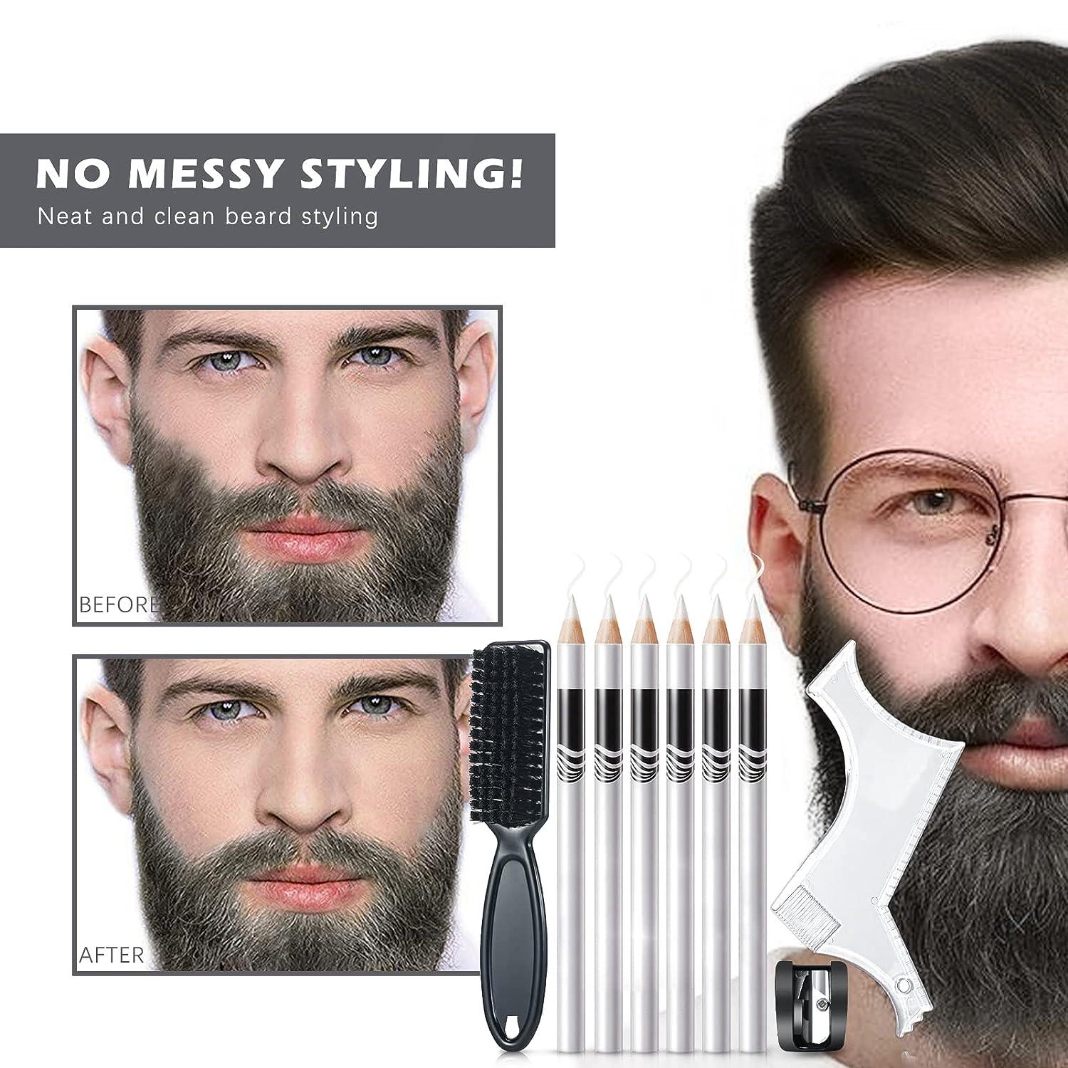 NewBang 9-Piece White Barber Pencil Set - Hairline Razor Trace Pencils ...