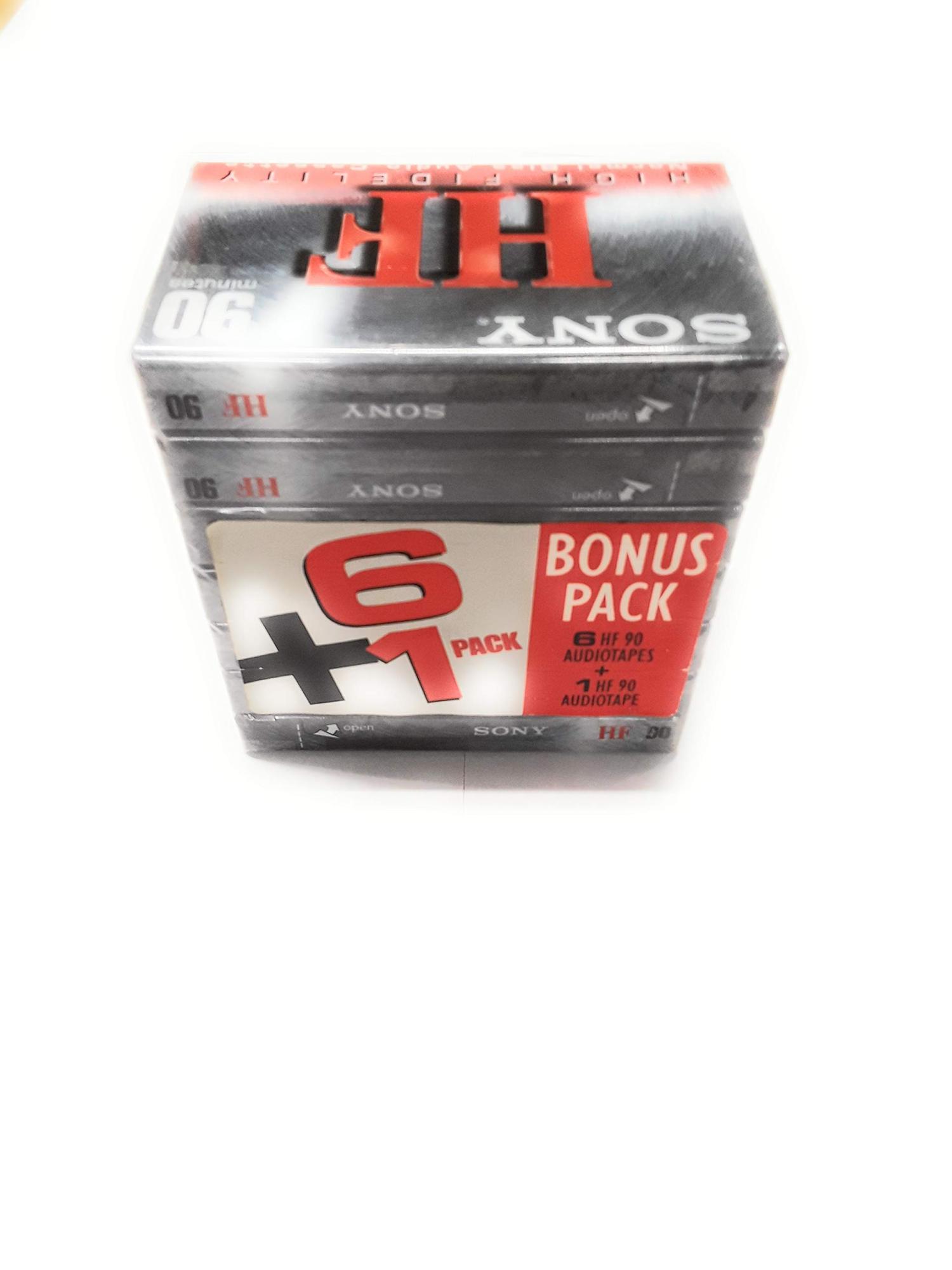 Sony HF High Fidelity 90-Minute Normal Bias Audio Cassette Tapes - Pack ...