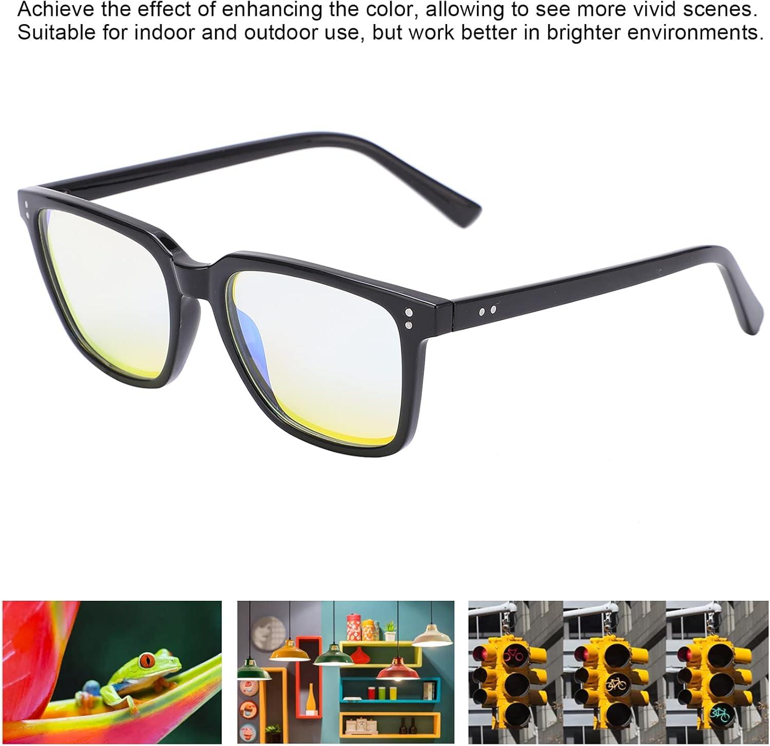 Color Blind Glasses - Casual UV400 Waterproof Style for Light to ...