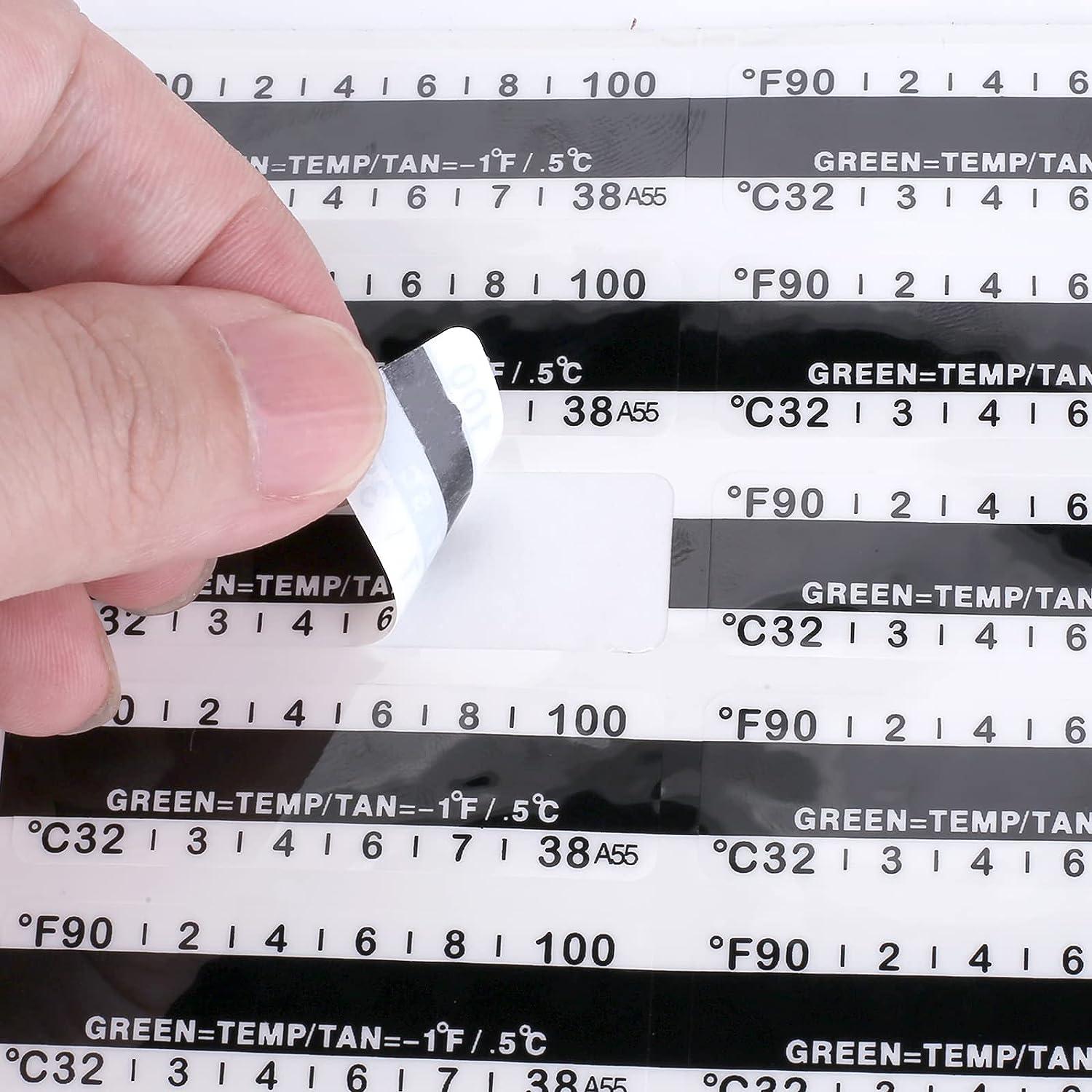 12 Pcs Urine Test Kit with 10 Temperature Strips & 2 Bottles - Complete ...