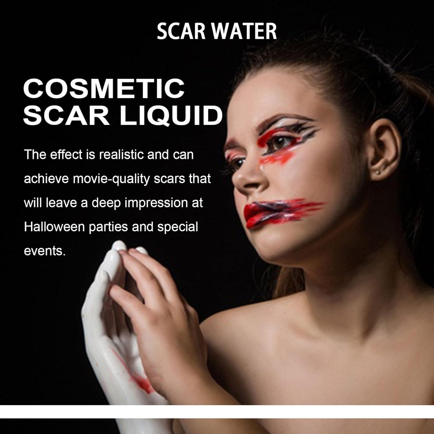 Scar Makeup Liquid Party for Atmosphere Lotion Wound Scar Lotion Scary ...