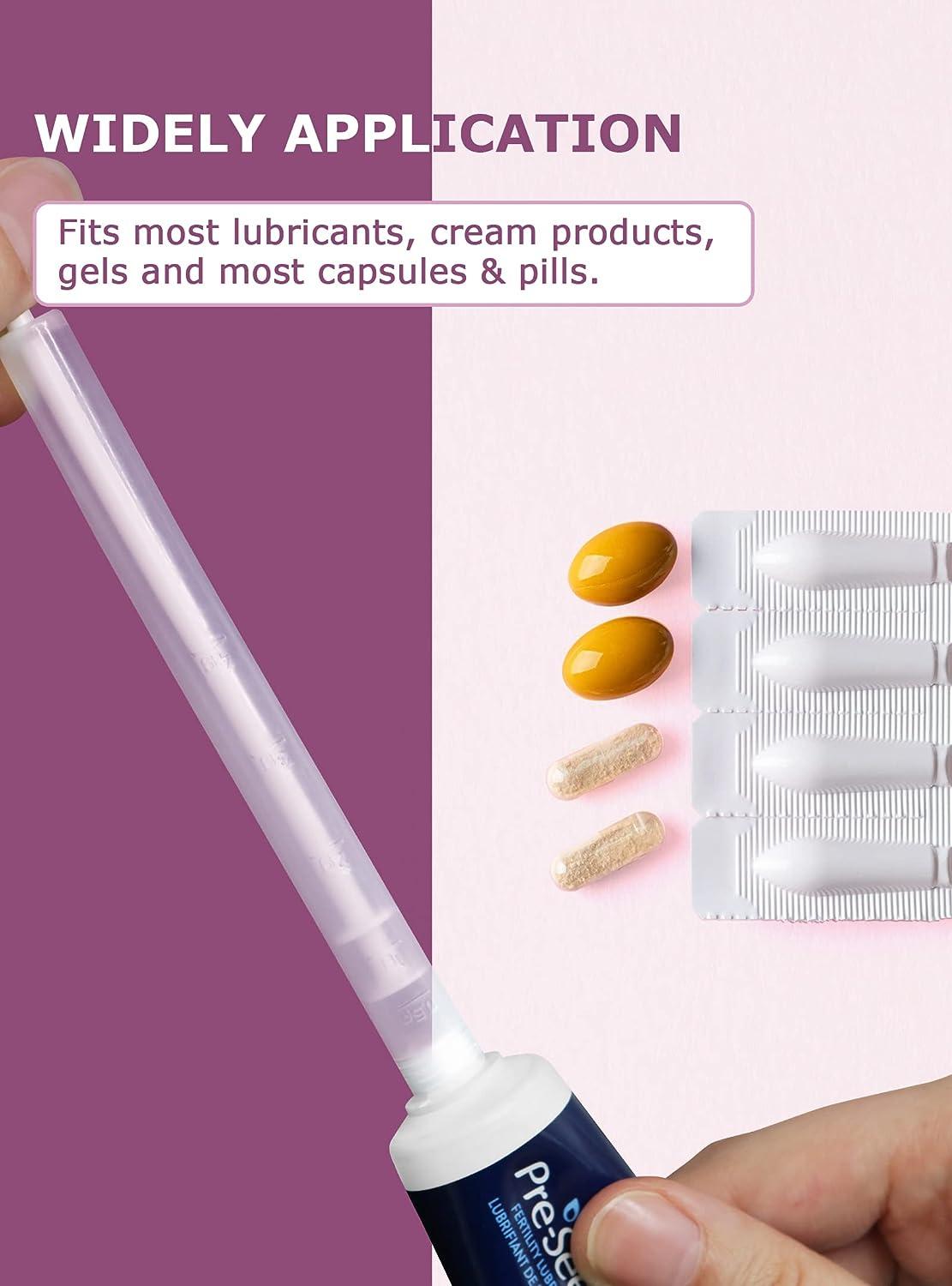 Nieteyrue Disposable Vaginal Cream Applicators - Comfort Tip, Dosage ...