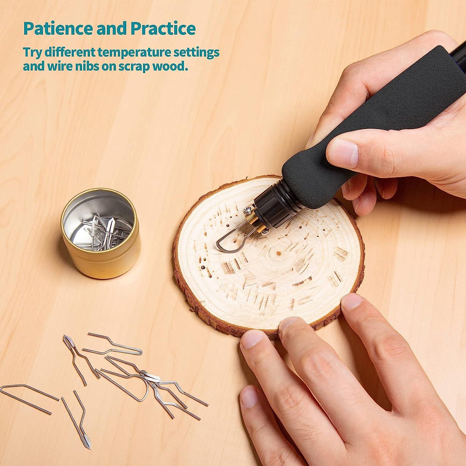 YIHUA 939D-II Pyrography Pen Wood Burning Kit Station 2-in-1 Solid ...