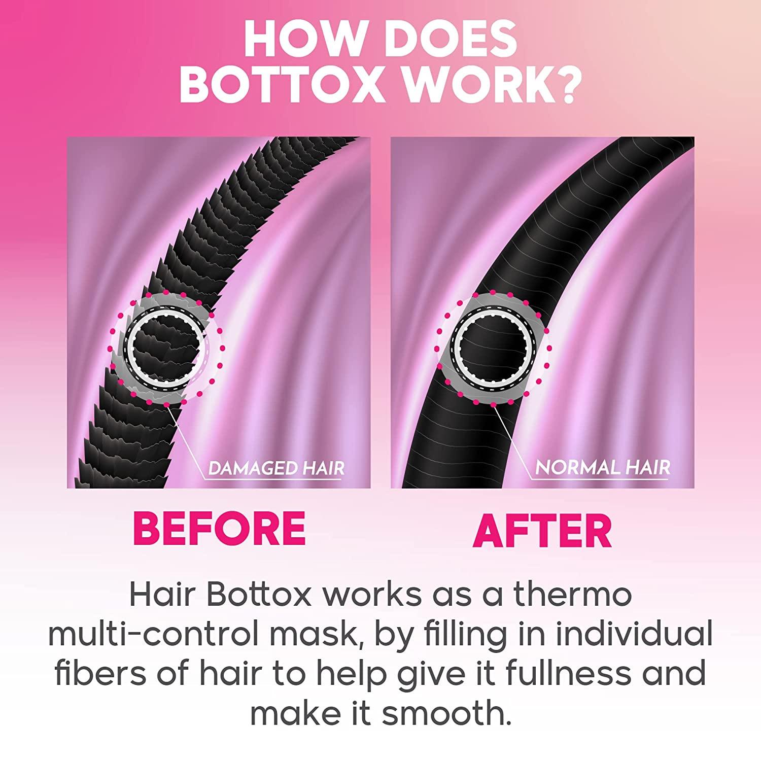 Hair Bottox Expert Thermal Mask - Contains Marine Collagen and Almond ...