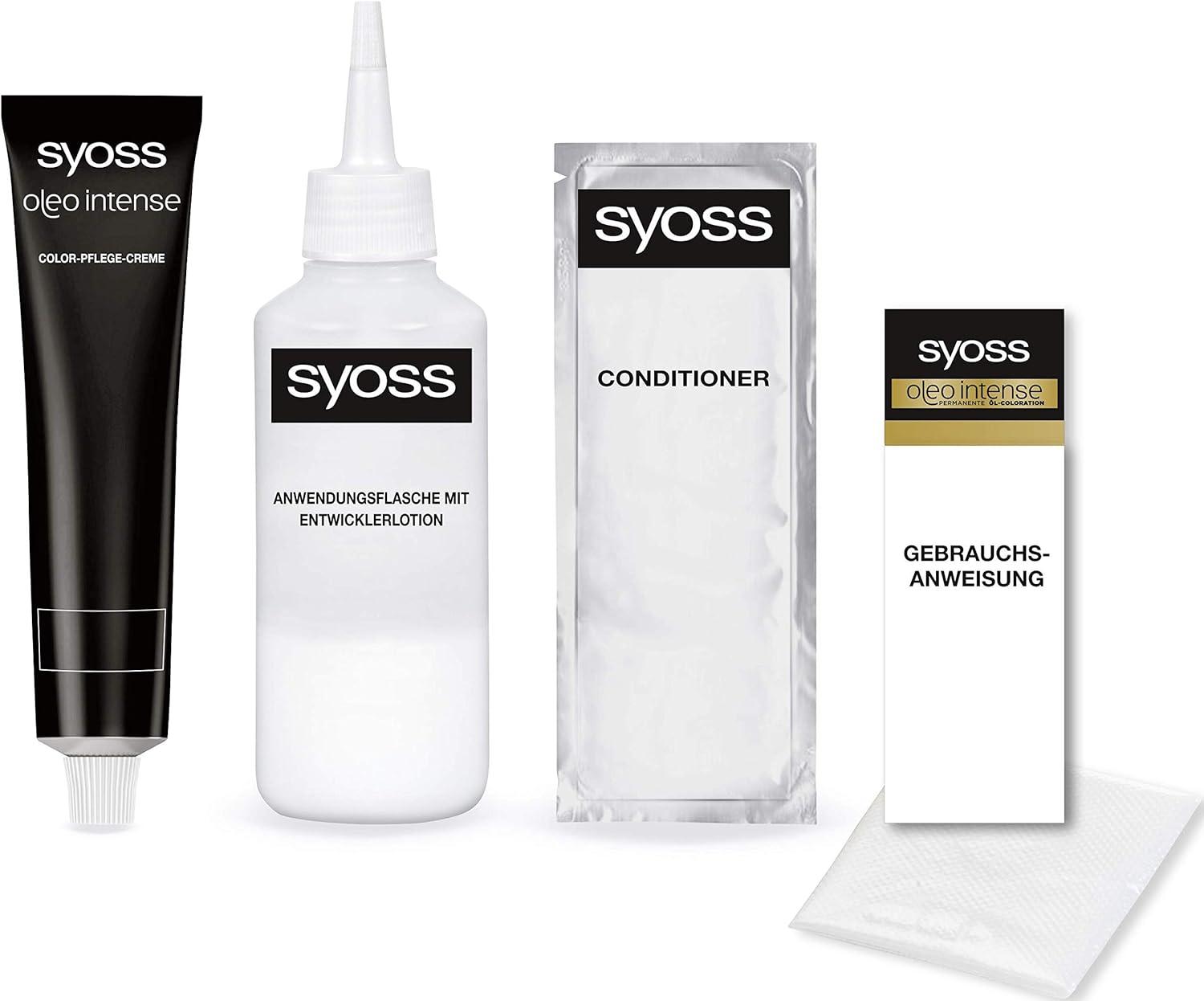 Syoss Oleo Intense Oil Coloration 4-60 Golden Brown - Ammonia-Free ...