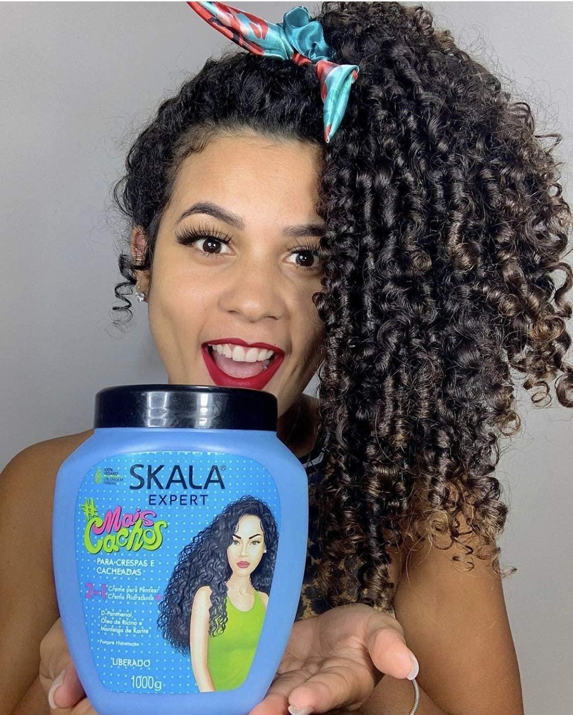 SKALA Mais Cachos Hair Cream - Nourishing Curl Enhancing Treatment ...